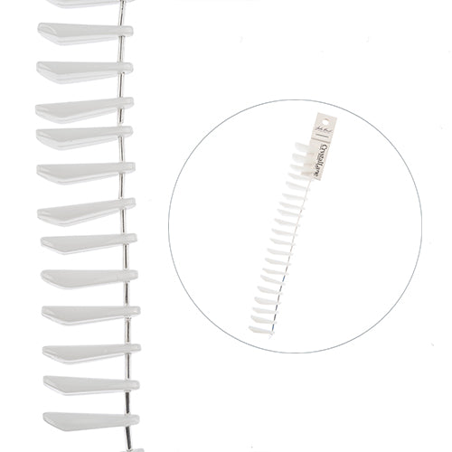 Crystal Lane DIY Flower 7in Bead Strand Long Petal, Opaque White, 9x25 ...