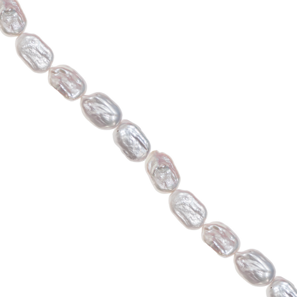 Fresh Water Pearls, Baroque Rectangle Pearls, Iridescent, Approx 18mm ...