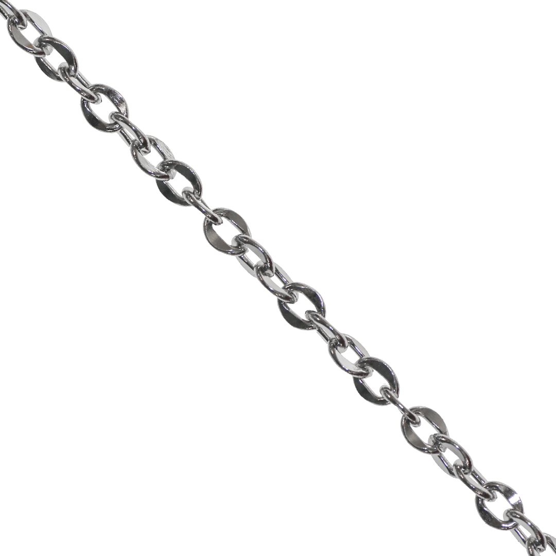 Chains, Oval Cable, Stainless Steel, 6mm x 4.5mm x 2mm, Sold per Meter ...