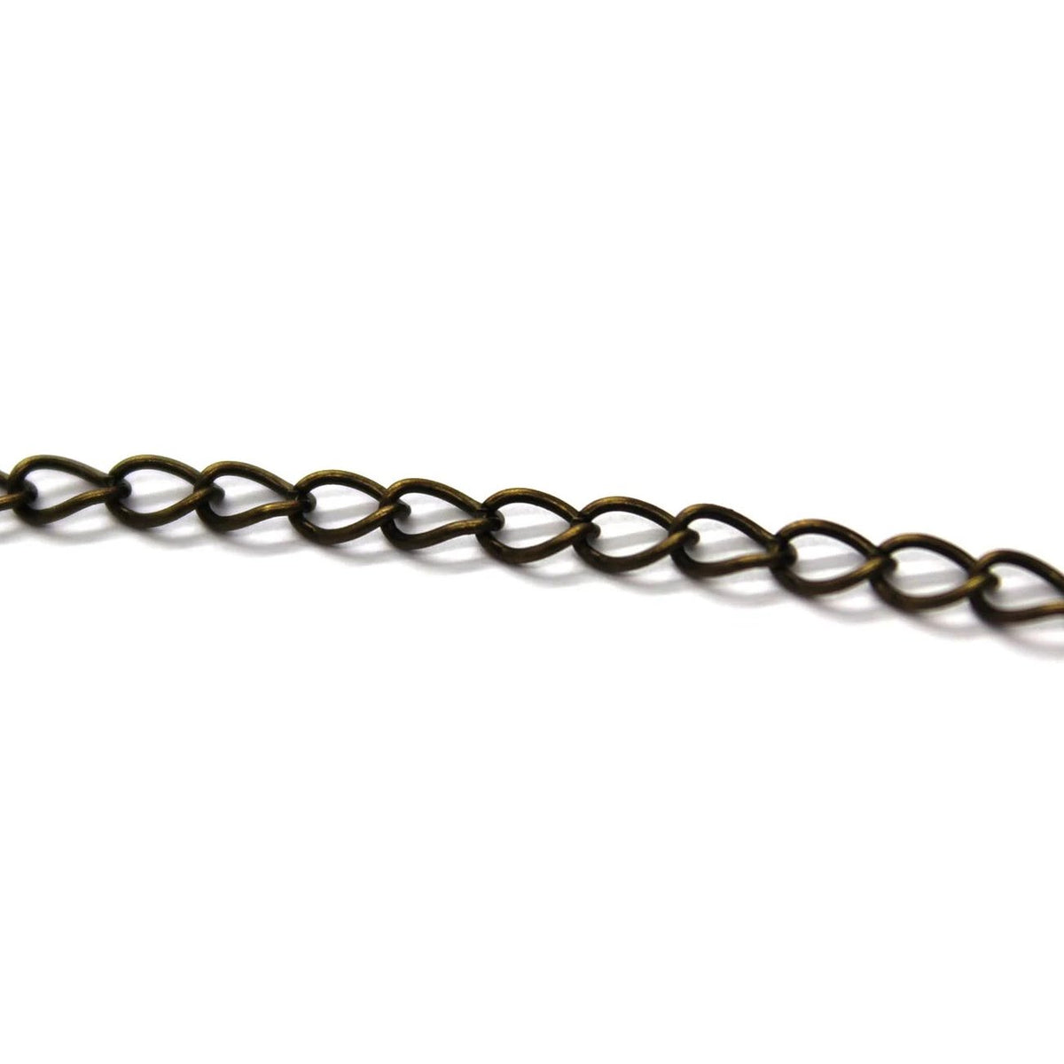 Chains, Chain Extenders, Curb Chain, Antique Brass, Alloy, 8 pcs ...