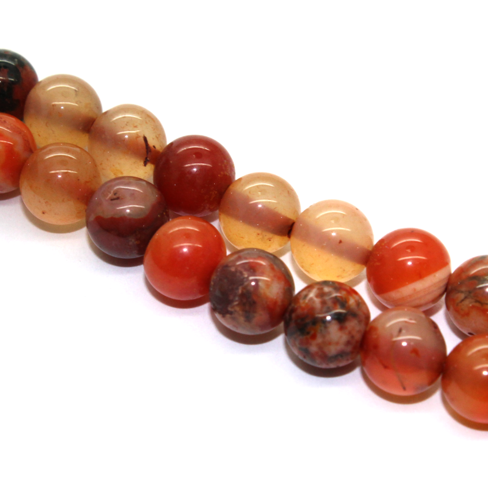 Red Moss Agate Semi Precious Stone Available in Multiple Sizes