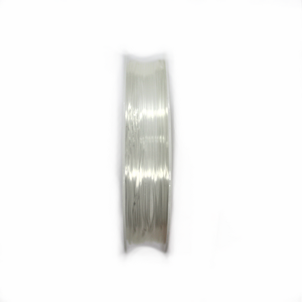 Crystal Tec Elastic Bead Cord, Transparent, 0.6mm, ~ 8 yards ...