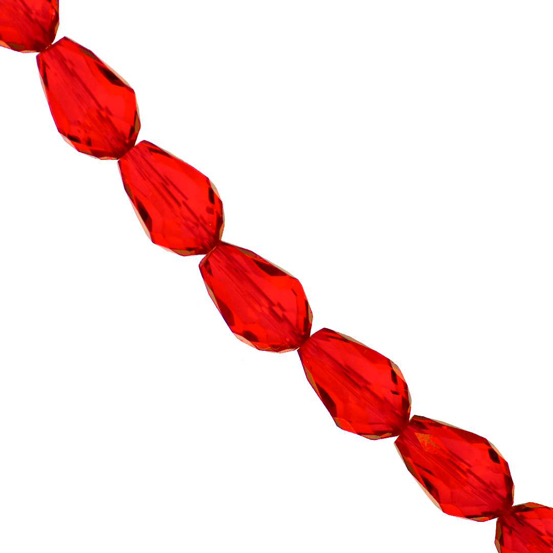 Glass Crystal Beads Teardrop Faceted Available in Multiple Colours Butterfly Beads and Jewellery