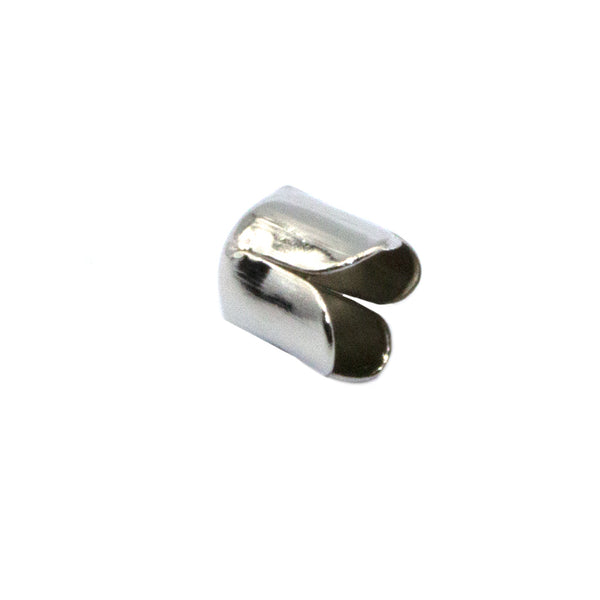 Terminator, Cord End Caps, Silver, Alloy, 7mm x 6mm, Sold Per pkg of 2 ...